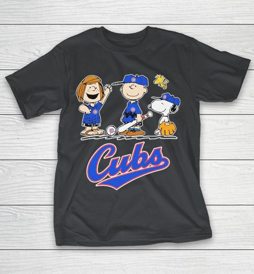 Snoopy Woodstock And Charlie Brown Chicago Cubs X The Peanuts Shirts ...